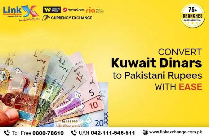 Today 1 Kuwaiti Dinar KWD to PKR Currency Rate in Pakistan